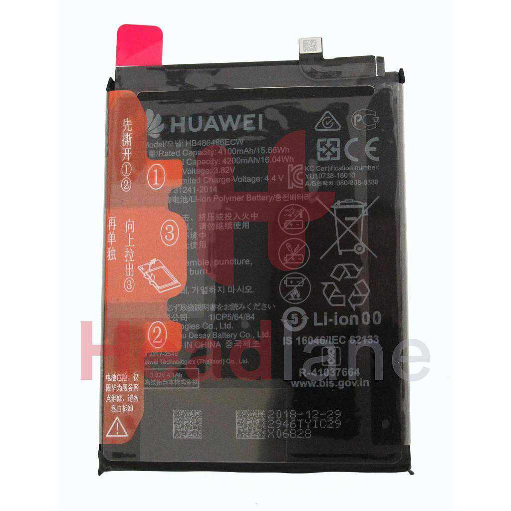 Huawei P30 Pro / Mate 20 Pro Internal Battery HB486486ECW - 24023038